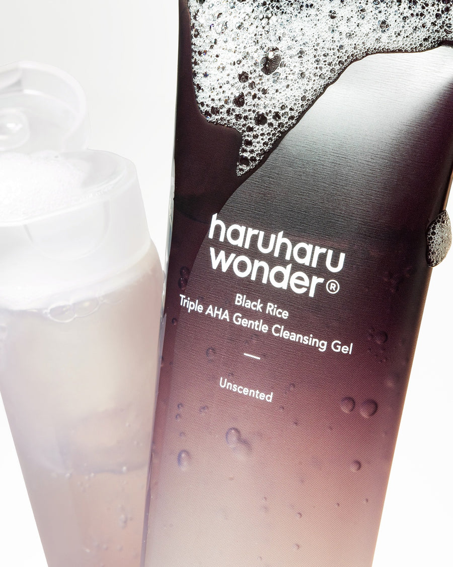 haruharu wonder Black Rice Triple AHA Gentle Cleansing Gel | Unscented